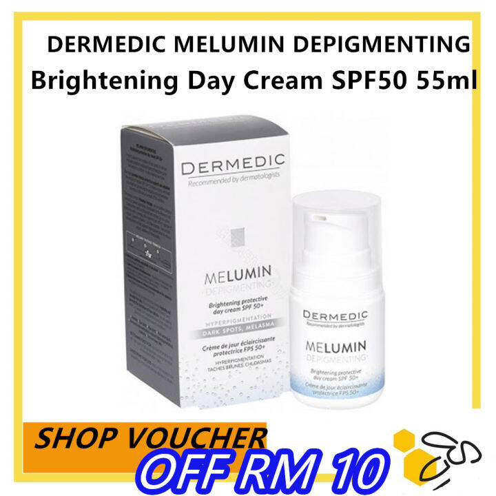 Dermedic Melumin Depigmenting Brightening Protective Day Cream SPF50 ...