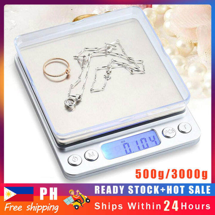 3000g & 500g Precision electronic scale Small scale electronic scale ...