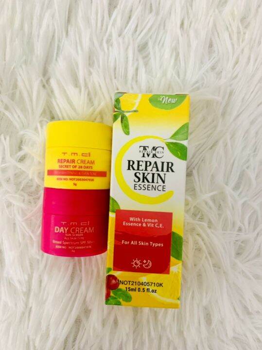 TMC 3IN1 [ REPAIR CREAM + DAY CREAM + REPAIR SKIN ESSENCE ...