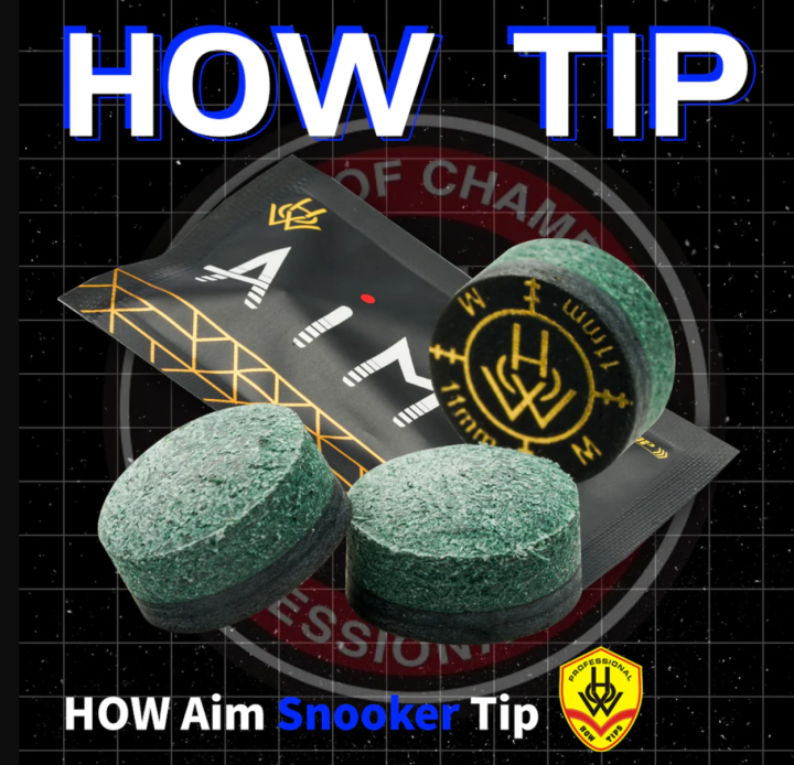 HOW Tip Aim Snooker Tip 11mm MH/M/H Pool Cue Tip Imported Leather ...