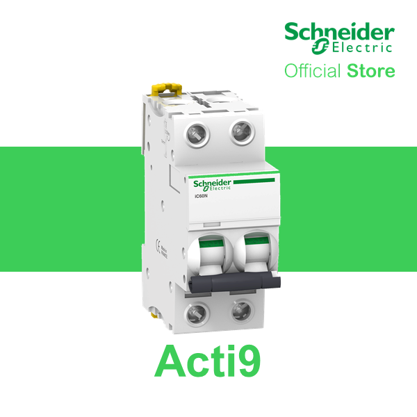 Schneider Electric Acti9 IC60N 2P C-Curve Miniature Circuit Breaker | Lazada