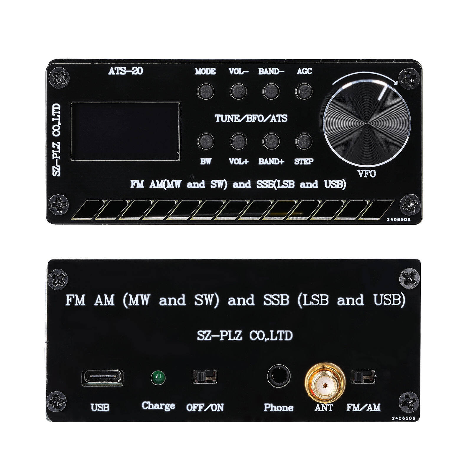 ATS-20 SI4735 Full-Wave Band เครื่องรับสัญญาณวิทยุ FM AM (MW & SW) SSB ...