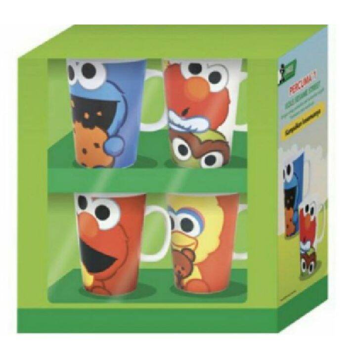 DARLIE Toothpaste SESAME STREET Cup 350ml Mug x4 (Full set) | Lazada