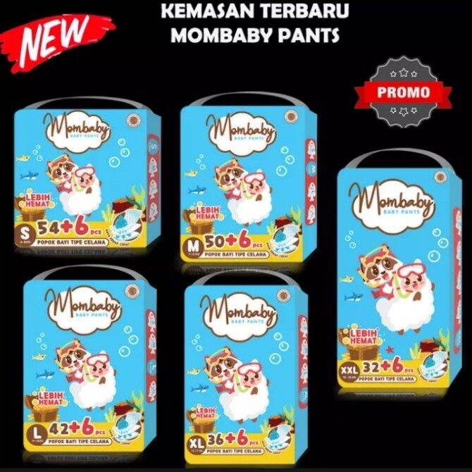 MOMBABY PANTS S54/M50/L42/XL36/XXL32 | Lazada Indonesia