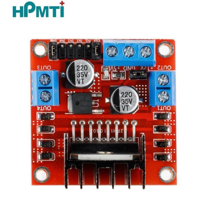 L298N Motor Driver Controller Board โมดูล L298 สําหรับ Arduino Dual H Bridge DC Stepper Motor ...