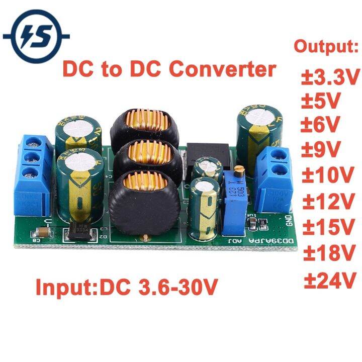Dc-dc Boost Buck Voltage Converter Positive Negative Step Up Down Power Supply Module Adjustable ...