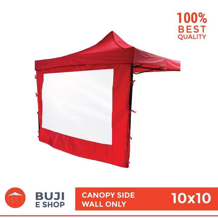 10x10 Canopy Kanopy SIDE WALL ONLY Tent Khemah Protection Bazaar Pasar ...