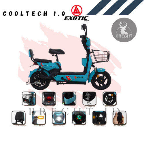 Sepeda Listrik E-Bike Exotic Cooltech 48 Volt 12 Volt | Lazada Indonesia