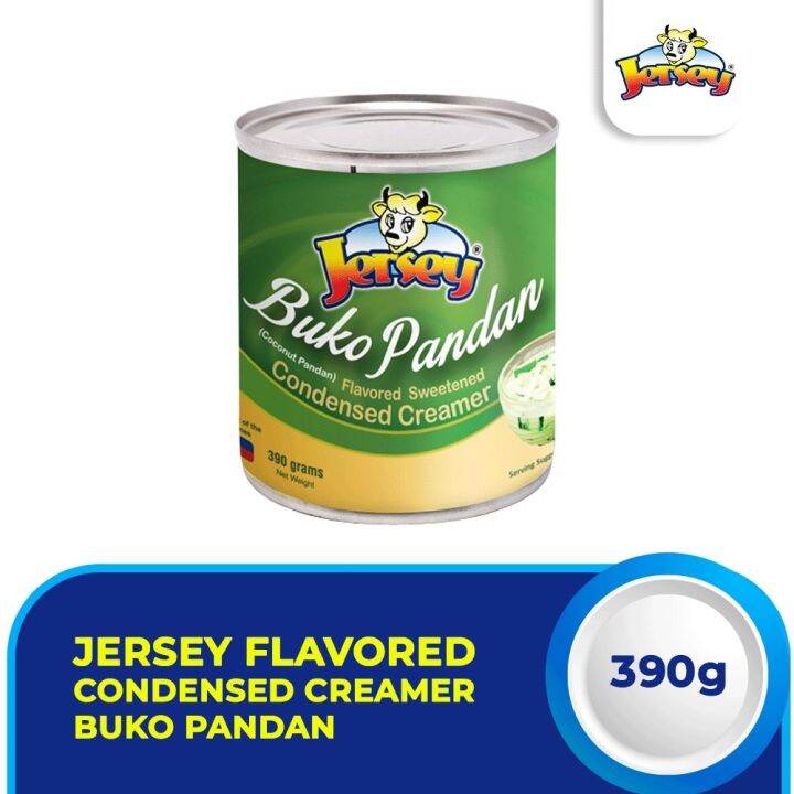 Jersey Flavored Condensed Creamer Buko Pandan 390g | Lazada PH