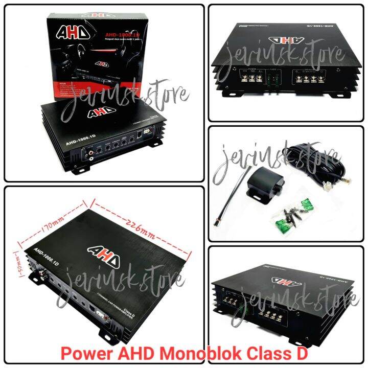 POWER MONOBLOK CLASS D AHD-1000.1D 1CHANNEL | Lazada Indonesia