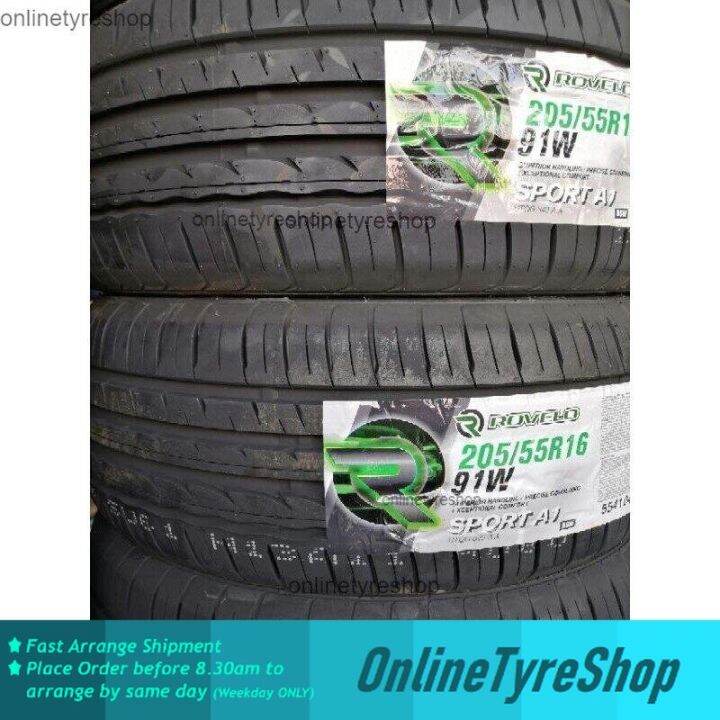 205/55/16 Rovelo Sport A1 Tyre Tayar | Lazada