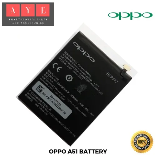 Oppo A51 Battery BLP577 Original Equipment Manufacturer | Lazada PH