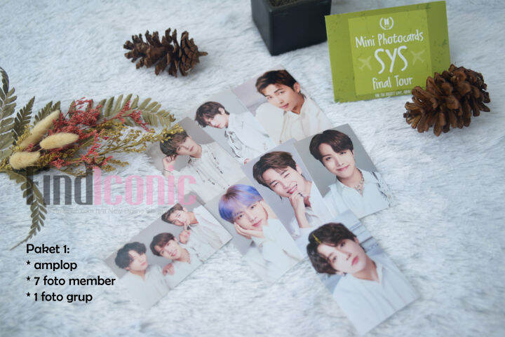 Photocard BTS (isi 8 Foto) - Foto BTS - Foto KPop BTS SYS Final Tour mini poster set | Lazada ...