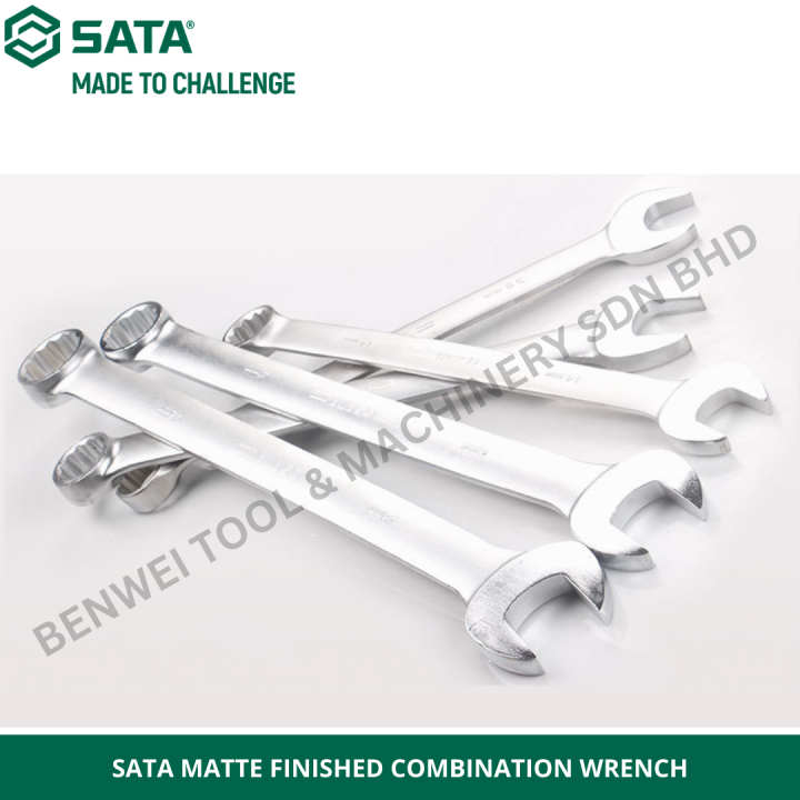 SATA MATTE FINISHED COMBINATION WRENCH / SPANNER SET | Lazada