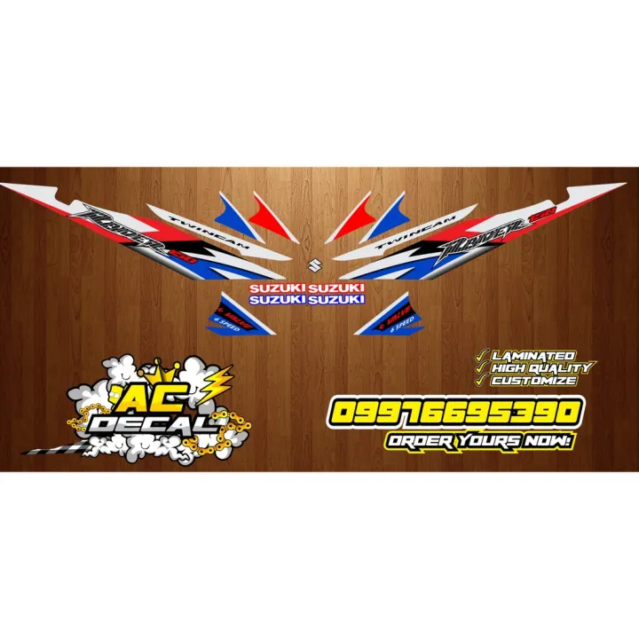 Suzuki Raider 150 1st Gen Decal (Stock Design) | Lazada PH