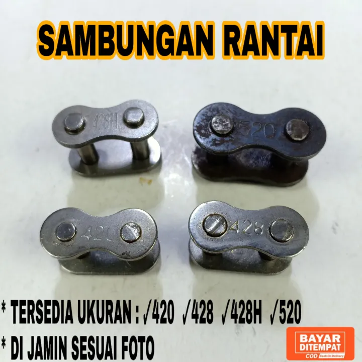 sambungan rantai 420 428 428h 520 | Lazada Indonesia