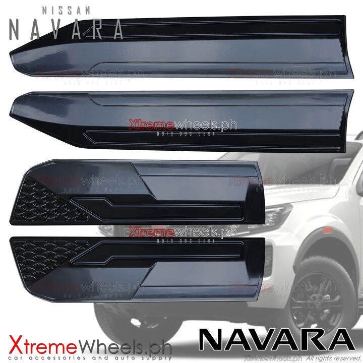 Nissan Navara VL VE EL PRO4X 2021-2023 Navara Side moulding / Side Door ...