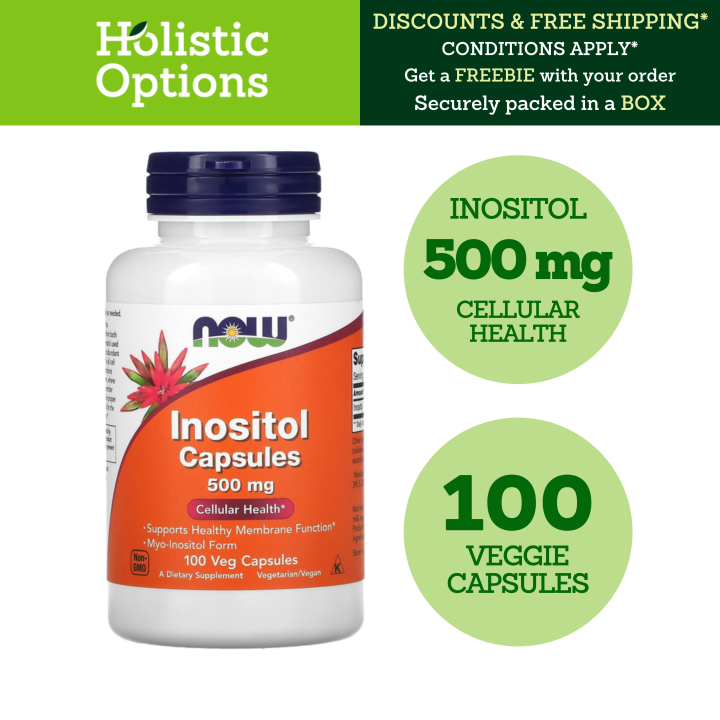Now Foods Inositol Capsules 500 Mg 100 Veg Capsules Lazada Ph