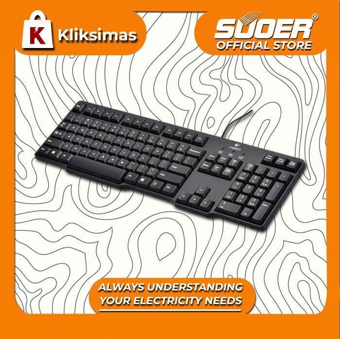 Keyboard Logitech K100 ORIGINAL | Lazada Indonesia