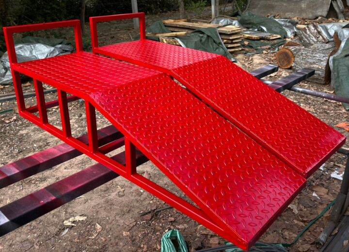 Pradoo'Siam Car Ramp พื้นเรียบ ยกรถ Ramp รองยกล้อ ขึ้นรถ ตรวจเช็คช่วง ...