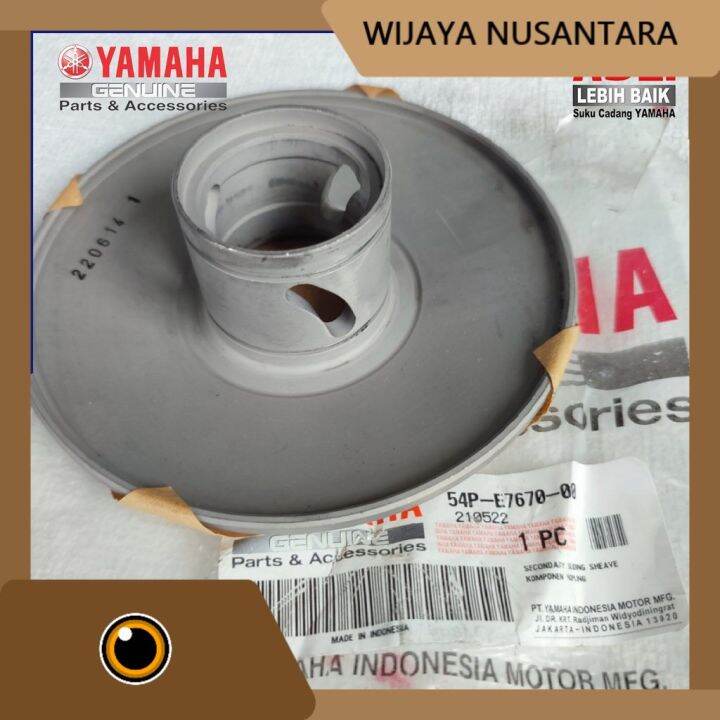 SECONDARY SLIDING PULY PULI PULLY PULLEY ATAS MIO J SOUL GT FINO FI XRIDE X RIDE 115 ORIGINAL ...