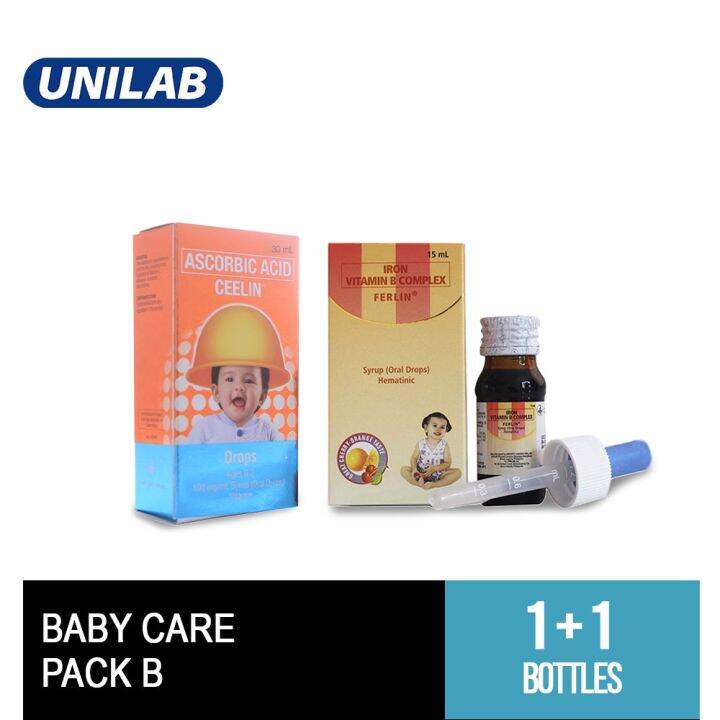 Baby Care Pack B: Ceelin Drops + Ferlin Drops | Lazada PH