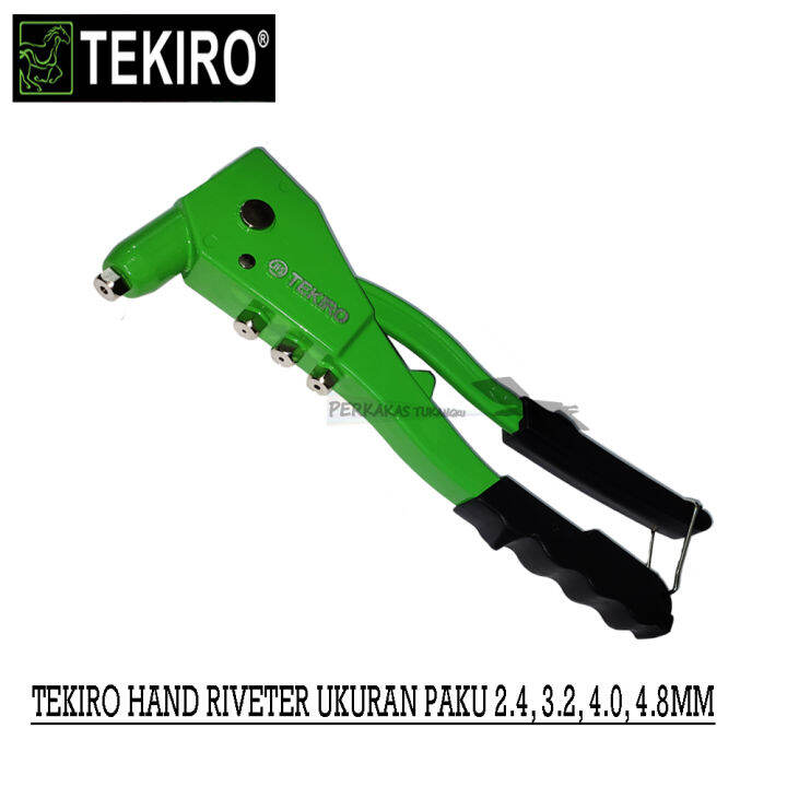 TEKIRO Perkakas Tang Stang Alat Paku Rivet Hand Riveter Hijaur Tang ...