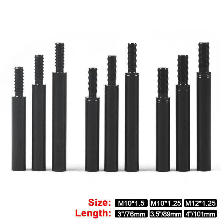 M10X1.5 M10X1.25 M12X1.25 Universal Shift Knob Extender Extension Car ...