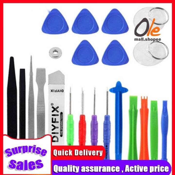 22 IN 1 Mobile Phone Repair Tools Kit Pry Opening Tool Screwdriver Set ...