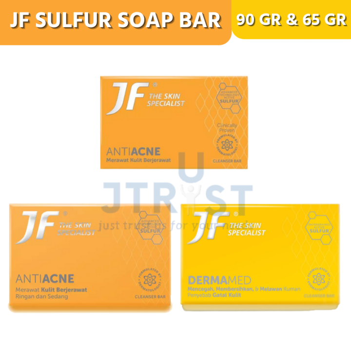 JF Sulfur Soap Bar 90gr / Sabun cuci muka / 90gr & 65gr | Lazada Indonesia