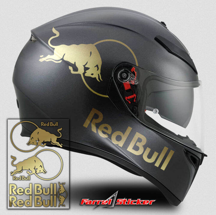 stiker red bull sticker REDBULL helm SET | Lazada Indonesia