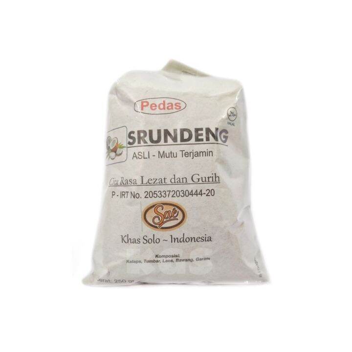 SERUNDENG SRUNDENG MERK SAE PEDAS 250GR OLEH OLEH KHAS SOLO COCOK UNTUK ...