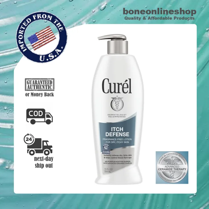 Curél Itch Defense Calming Body Lotion for Dry, Itchy Skin, 20 Fl Oz ...