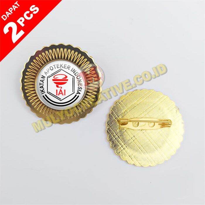 Pin IAI Pin Bros Ikatan Apoteker Indonesia Model Premium / 2pcs | Lazada Indonesia