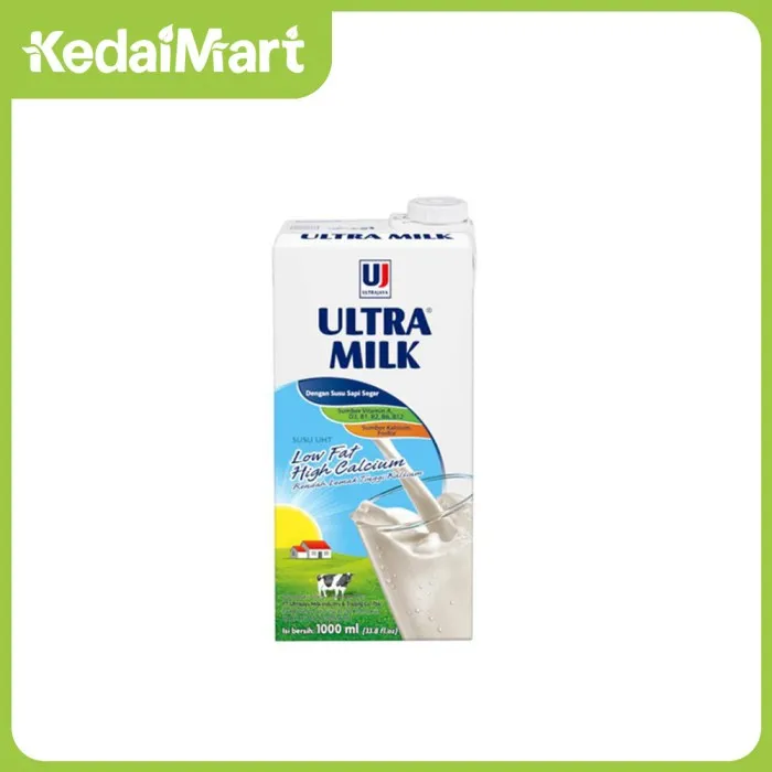 Ultra Milk Low Fat 1 L | Lazada Indonesia