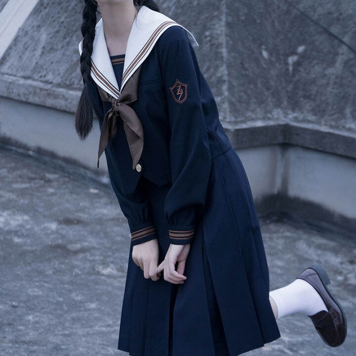 Family original Japanese jk uniform JK sailor suit [Zeyuan University ...