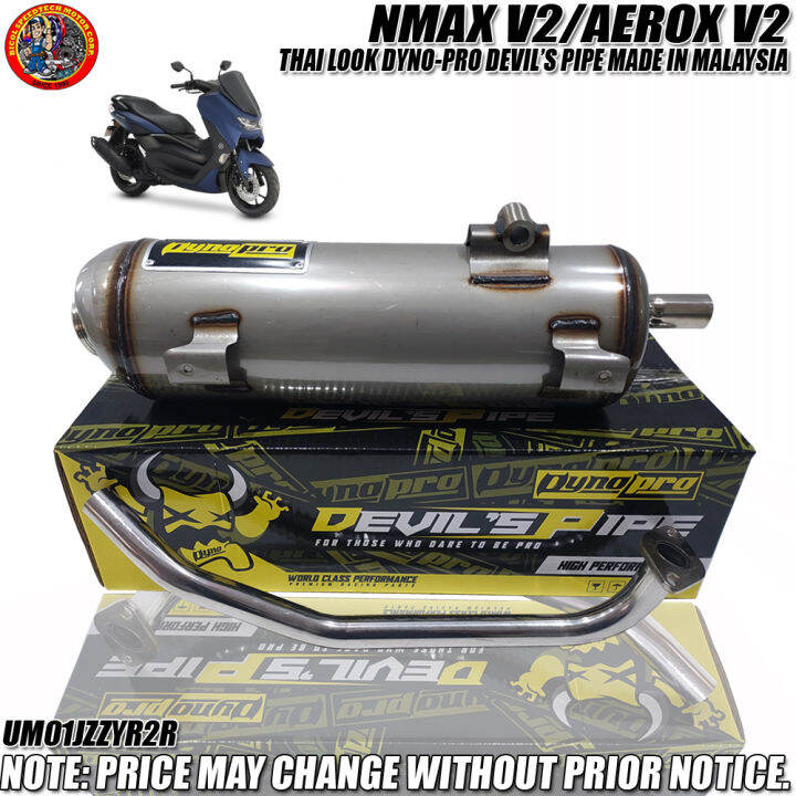 NMAX V2/AEROX V2 THAI LOOK DYNO-PRO DEVIL'S PIPE MADE IN MALAYSIA ...