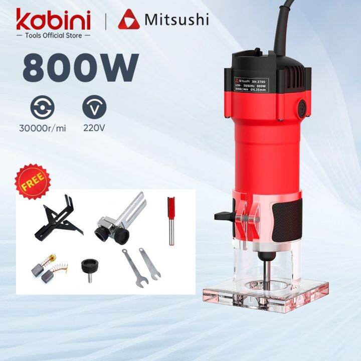 Mitsushi 800W 220V Electric Trimmer Power Tools Palm Wood Router ...
