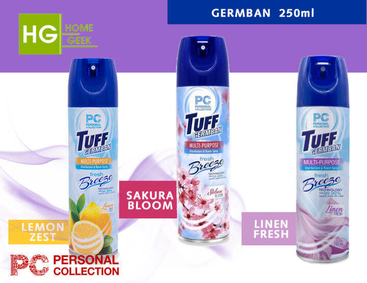 Tuff Germban | Multi-Purpose Disinfectant and Room Spray (250 mL ...