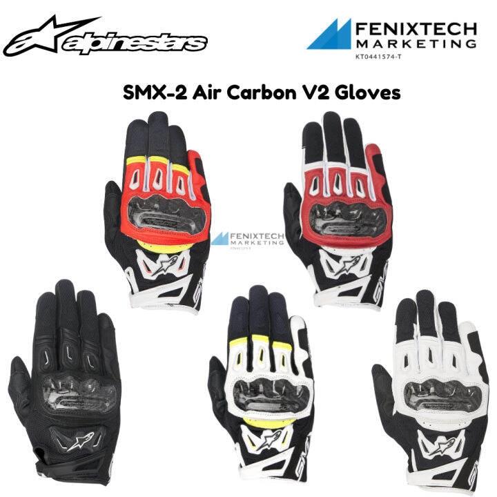 Alpinestars SMX-2 Air Carbon V2 Gloves 100% original | Lazada