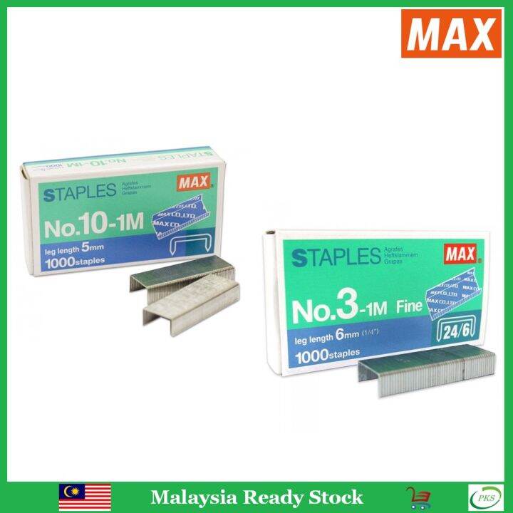 [Original] MAX No.10-1M / No.3-1M Staples Bullet Dawai Kokot Ubat ...