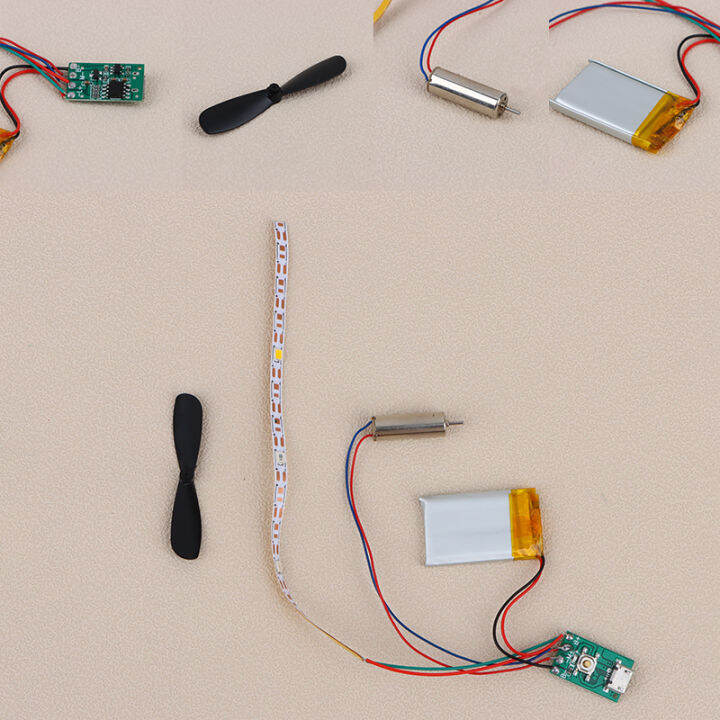 LEI 1 Set Hand Throw Airplane Capacitor Electric Powered System Kit ...