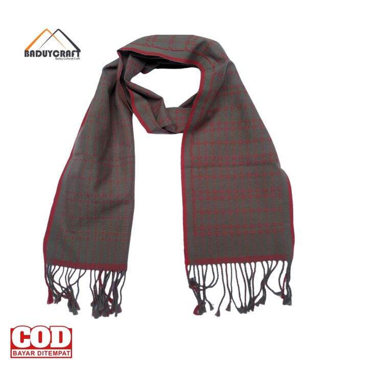 Syal Tenun Baduy Scarf tradisinoal kain etnik budaya indonesia | Lazada ...