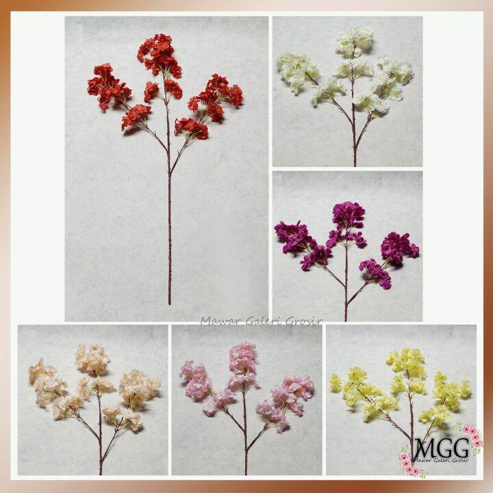 Bunga Cherry Blossom Japan X3 TP (satuan) Bunga Artificial/Bunga ...