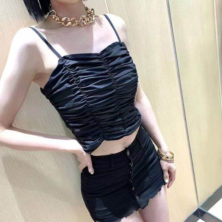 Korean Style Spaghetti Crop Top | Cropped Top #14 | Lazada PH