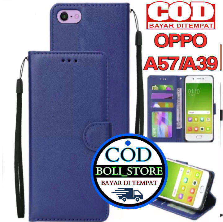 CASING / CASE HP KULIT COCOK UNTUK TIPE HP OPPO A57/A39 YANG LAMA ...