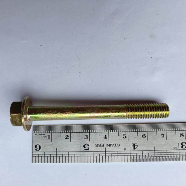 FLANGE BOLT M8 X 70 / BAUT TOPI M8 X 70 KUNING / FLANGE BOLT M8X70 KUNING / BAUT M8 / BAUT 12 ...