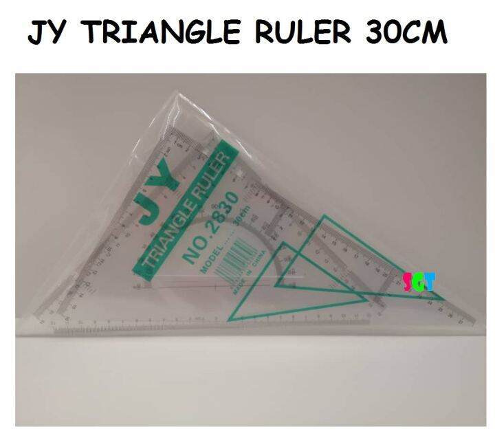 JY Set Square / Triangle Ruler 30cm | Lazada