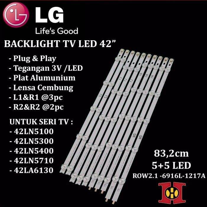 Backlight TV LG 42 Inch 42LA6130 42LA6200 42LN5100 42LN5400 42LN5710 | Lazada Indonesia