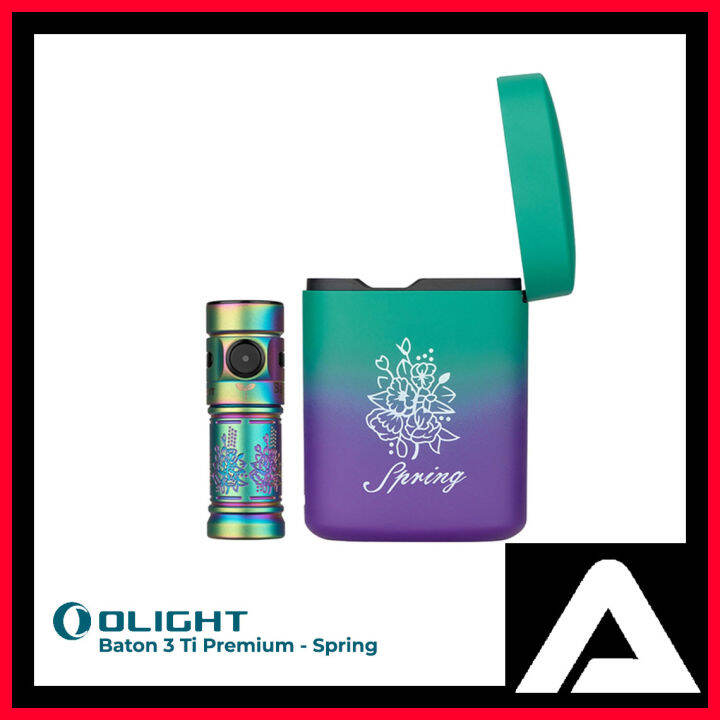 Olight Baton 3 Premium - Ti Spring - Limited w/ Charging Case LED ...